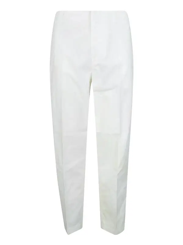 DONDUP Zyan Gabardine Trousers - White