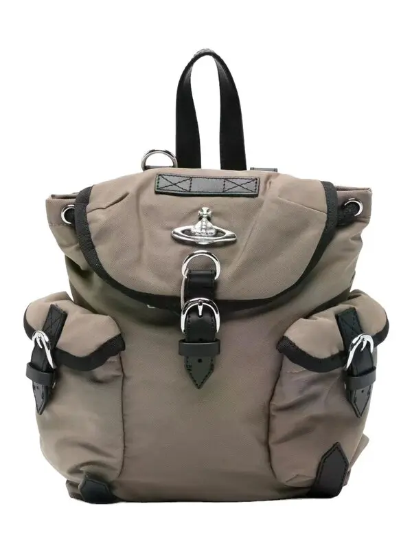 VIVIENNE WESTWOOD Small Highland Orb Backpack - Neutrals
