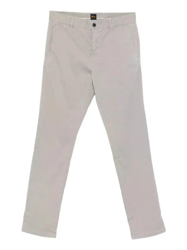 BOSS Button Trousers - Grey