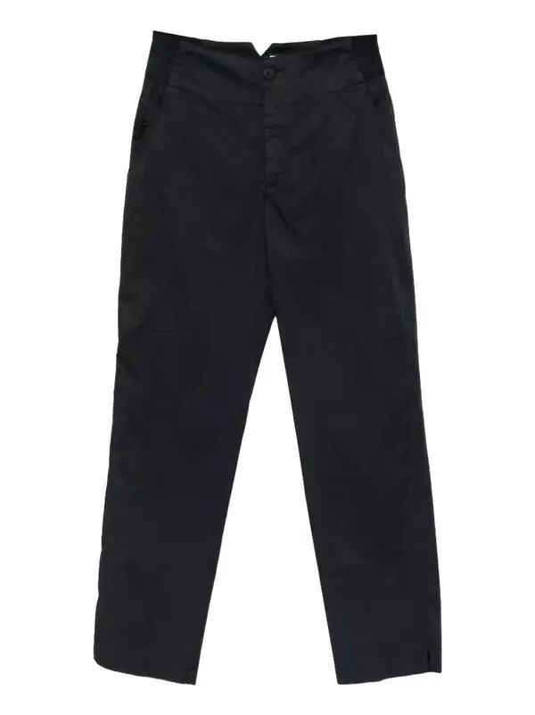 European Culture Cropped Trousers - Black
