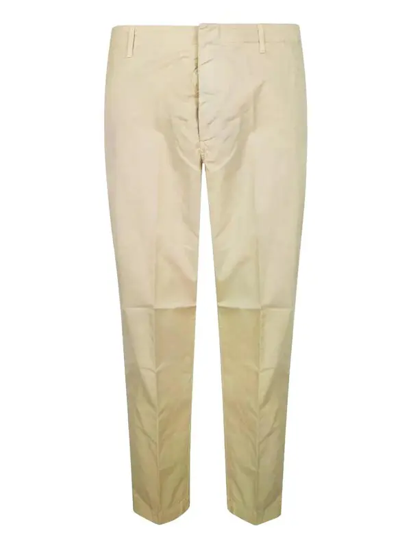DONDUP Zyan Gabardine Trousers - Neutrals