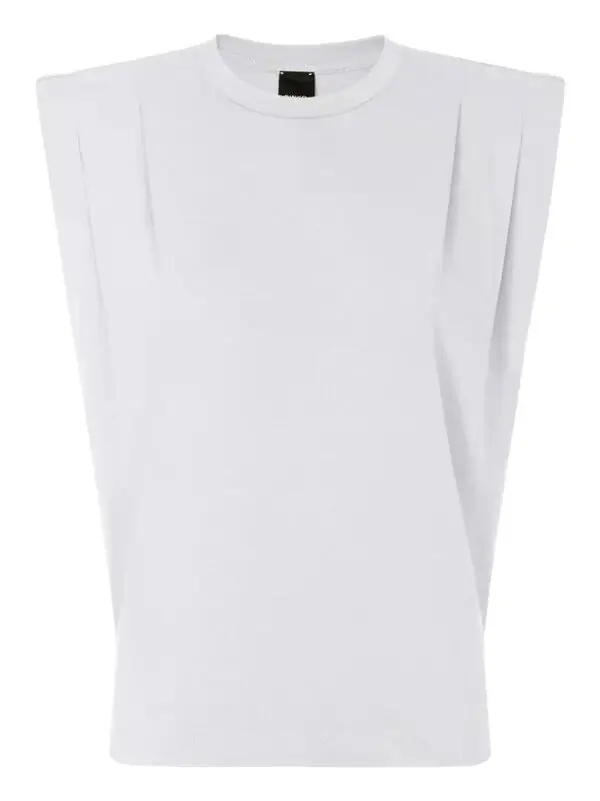 Pinko Pleated T-shirt - White