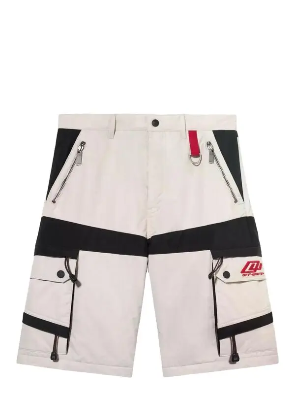Off-White Panelled Cargo Shorts - Neutrals