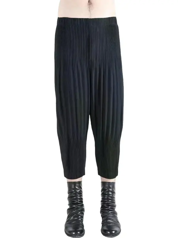 Issey Miyake Pleated Trousers - Black
