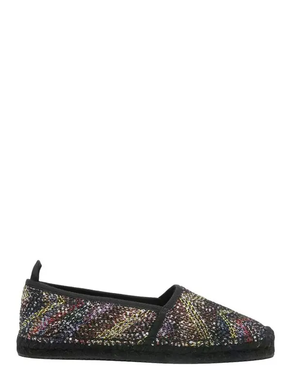 Missoni Sequin Embellished Espadrilles - Black
