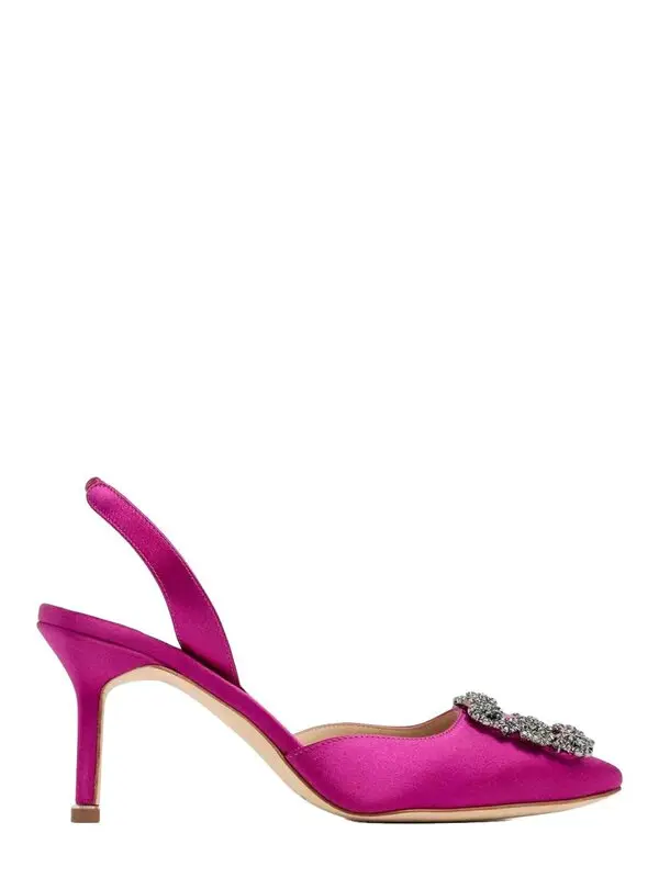 Manolo Blahnik Hangisli Slingback Pumps - Pink