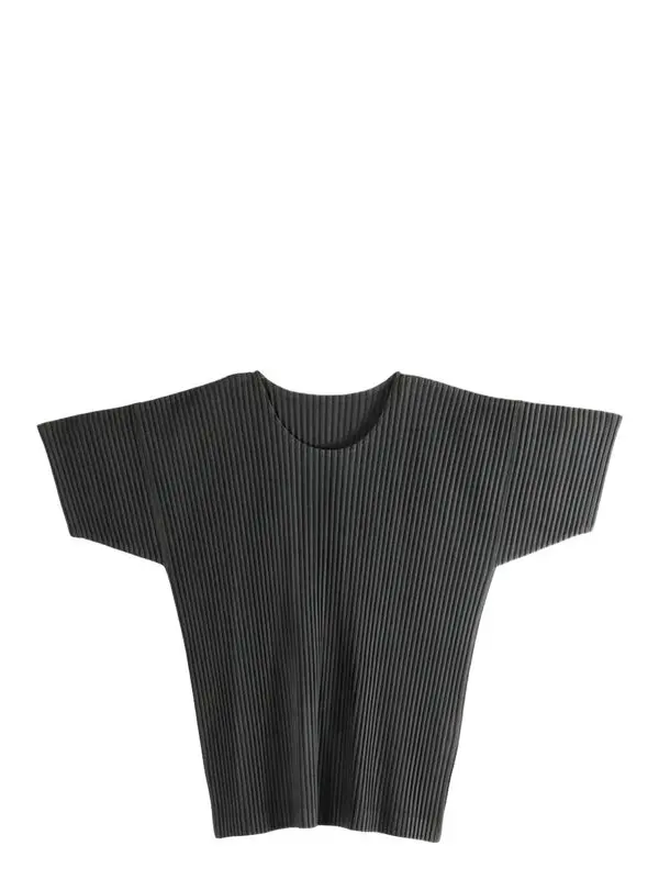 Issey Miyake Pleated T-shirt - Black