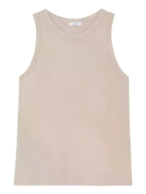 Lafayette 148 New York Crew-neck Tank Top - Neutrals