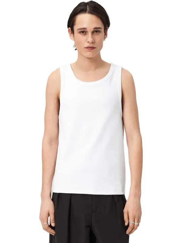 ALLSAINTS Axel Ribbed Vest - White