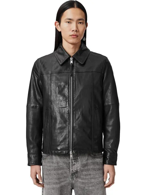 ALLSAINTS Repurpose Leather Jacket - Black