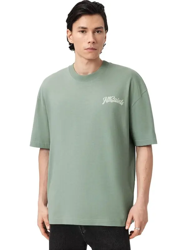 ALLSAINTS Odyssey Short Sleeve Crew T-shirt - Green