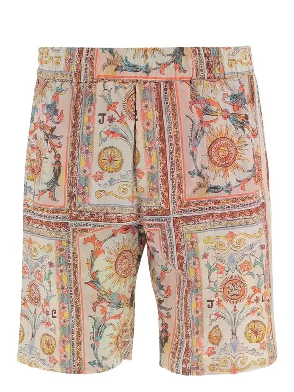 Just Cavalli Printed Bermuda Shorts - Neutrals
