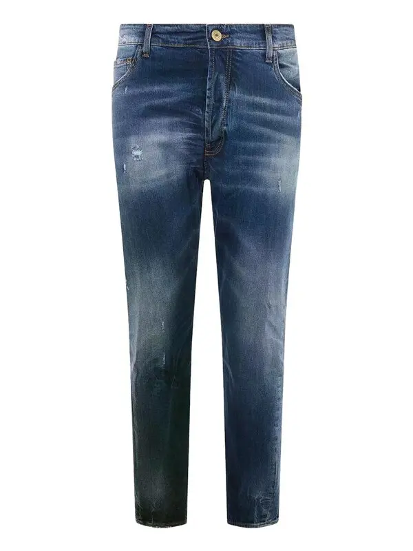 YES LONDON Stretch-cotton Jeans - Blue