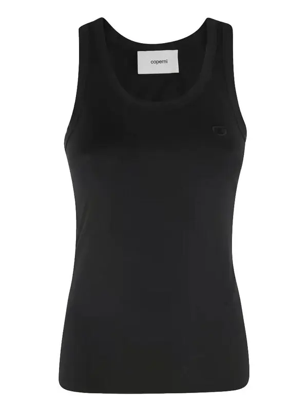 Coperni Logo Tank Top - Black