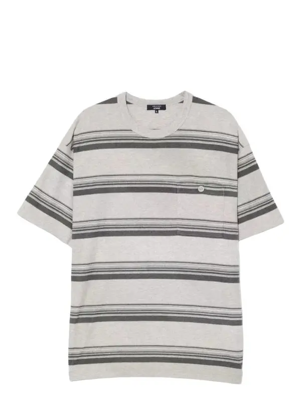 Comme Des Garçons Striped T-shirt - Grey