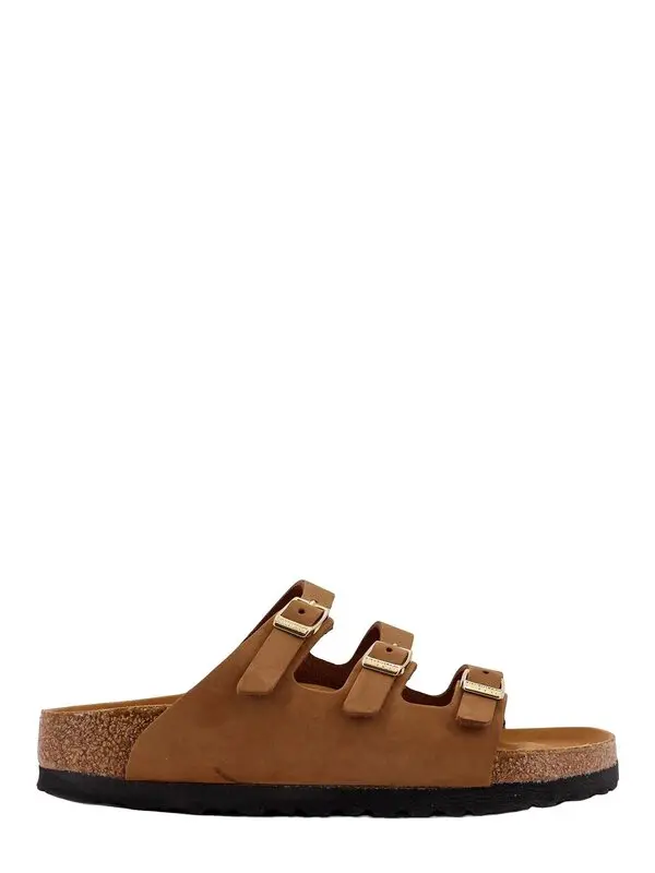 BIRKENSTOCK Florida Suede Sandals - Brown