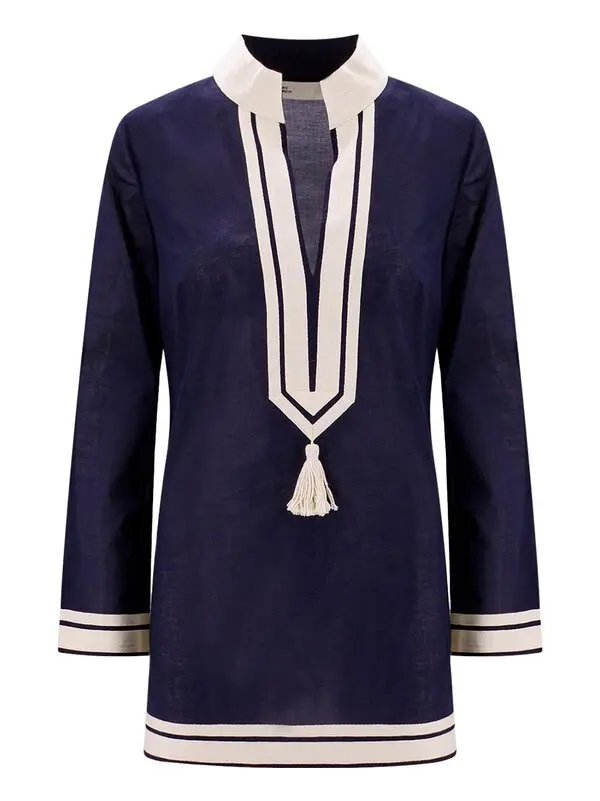 Tory Burch Cotton Tunic - Blue