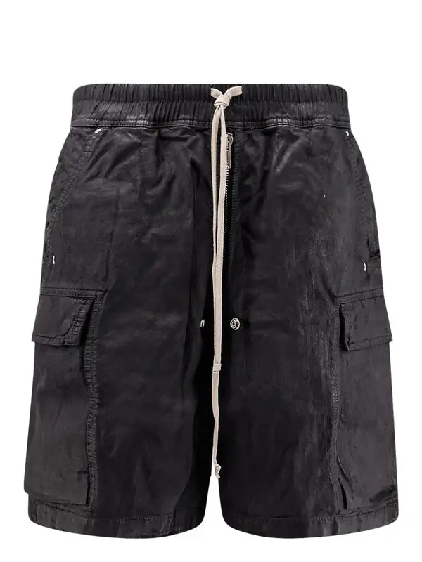 Rick Owens Cotton Bermuda Shorts - Black