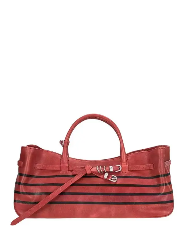 MARGESHERWOOD X Peanuts Grandma Striped Tote Bag - Red