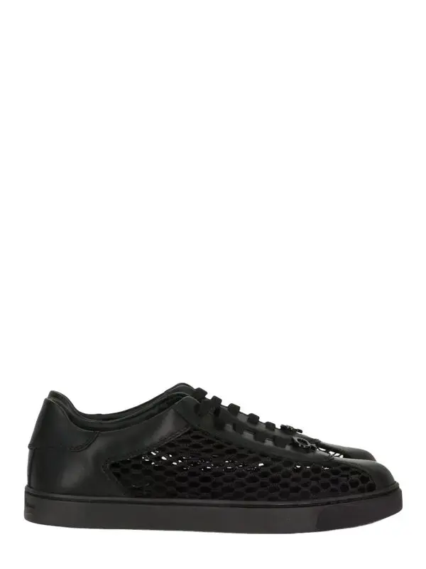 GIANVITO ROSSI Mesh Detail Sneakers - Black