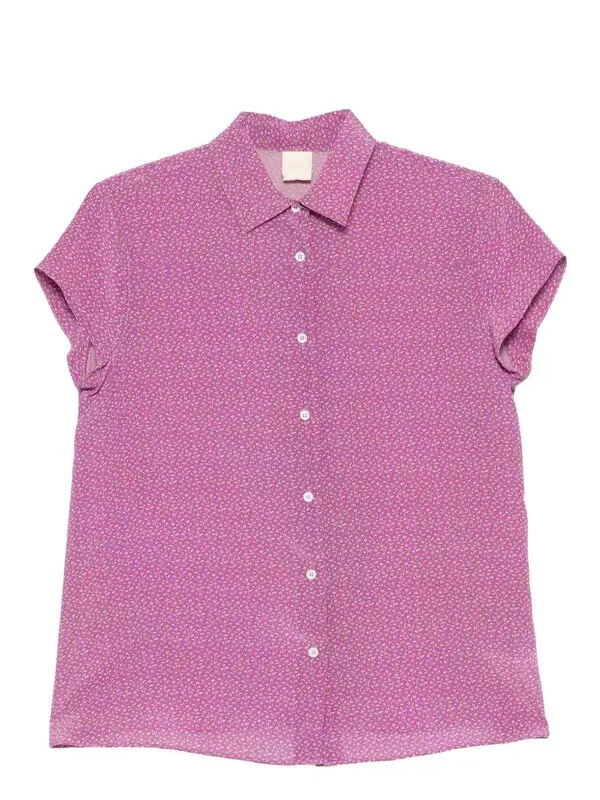 Aspesi Floral-print Shirt - Purple