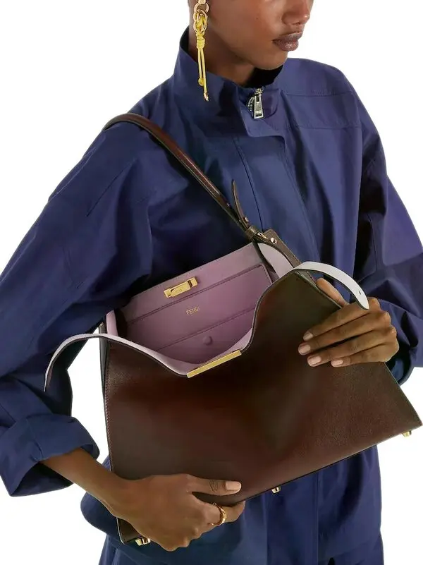 Fendi Medium Way Tote Bag - Brown