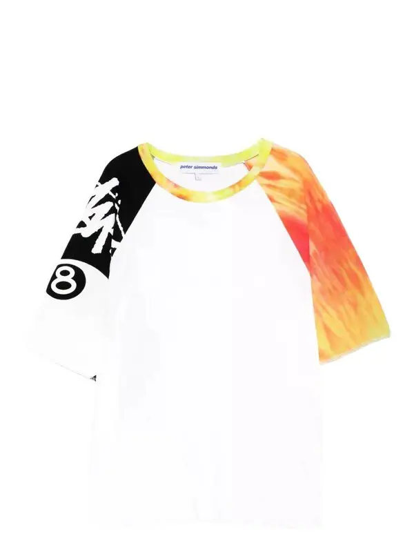 STAIN SHADE Graphic-print T-shirt - White