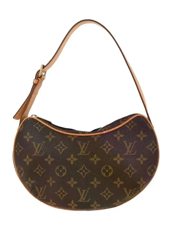 LOUIS VUITTON 2008 Croissant Monogram Tote Bag - Brown