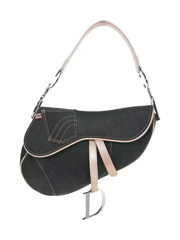 Dior 2003 Saddle Bag - Grey