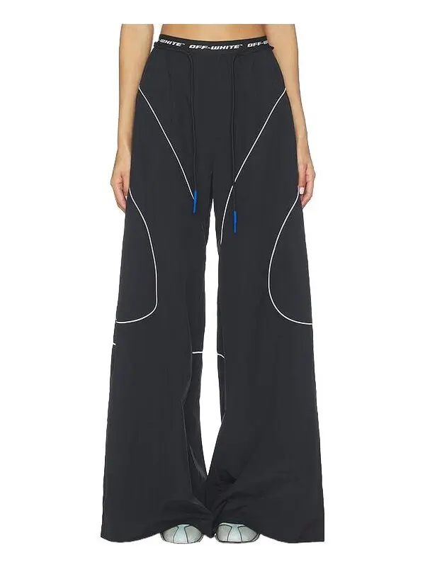 Off-White Logoband Track Pant - Black & White
