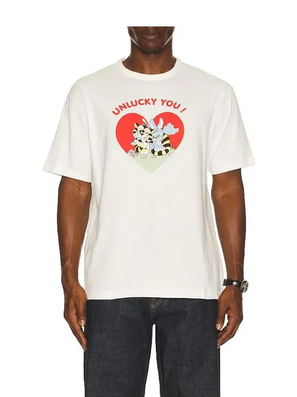 Kenzo Gots Cartoon Classic T-shirt In White - Off White