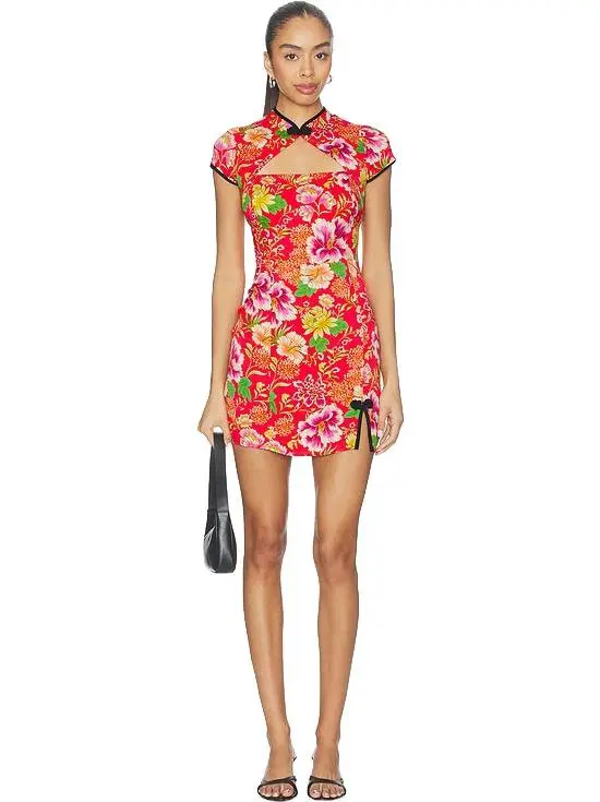 Yumi Kim Shanghai Dress - Wishing Hour Raspberry