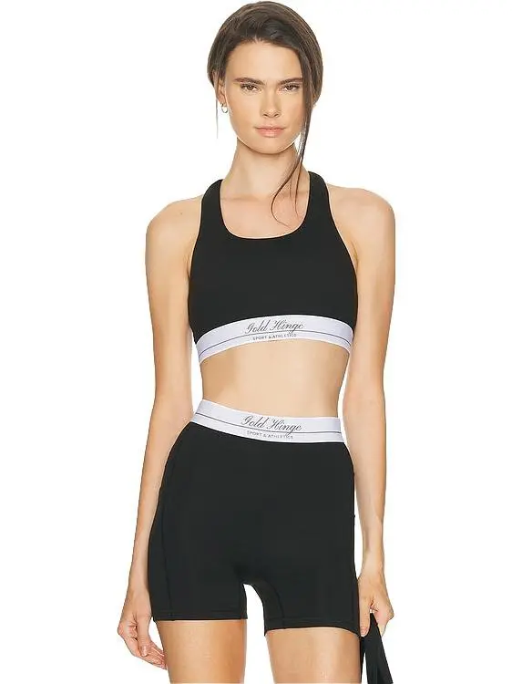 GOLD HINGE Motioncloud Sports Bra - Black