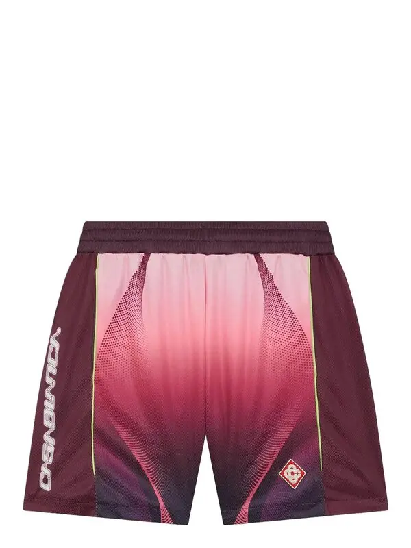 Casablanca Gradient Football Shorts - Multicolor