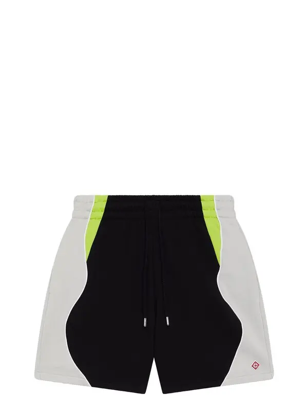 Casablanca Colourblock Sweatshorts - Black