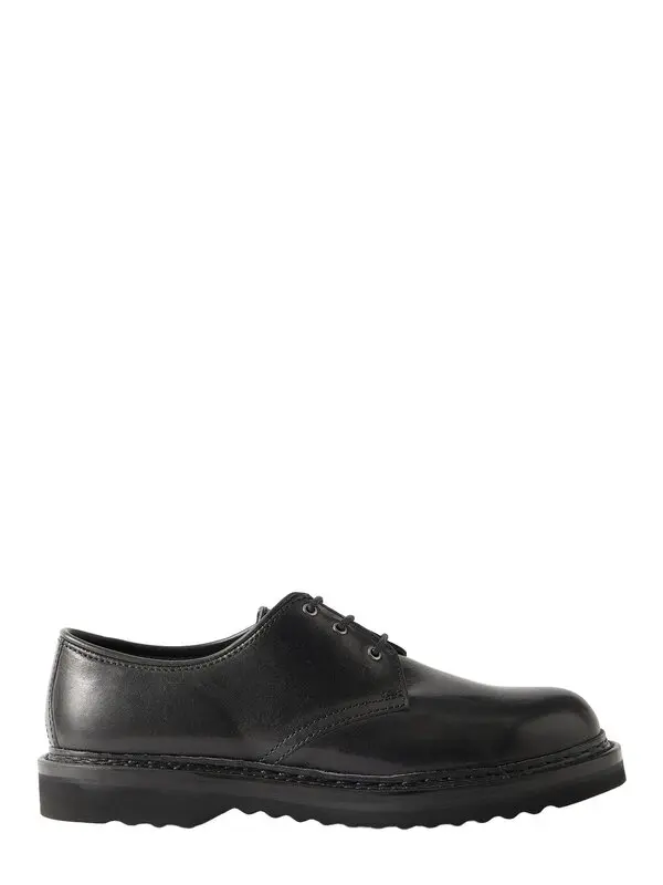 Our Legacy Trampler Leather Derby Shoes - Black