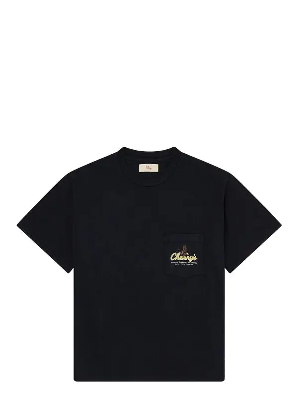 CHERRY LOS ANGELES Outfitter Printed Cotton-jersey T-shirt - Black