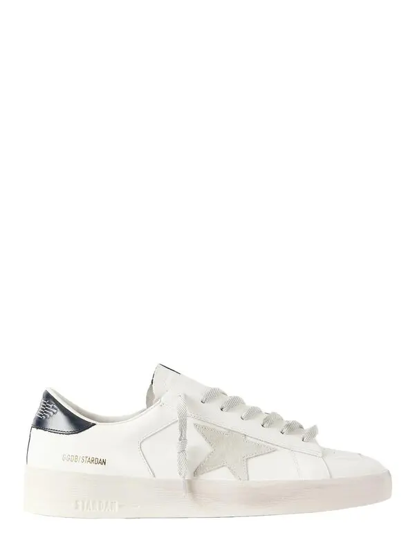 GOLDEN GOOSE Stardan Leather Sneakers - White