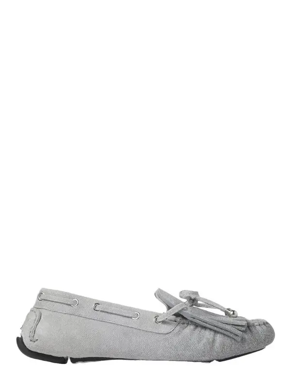 JIMMY CHOO Manon Tassel-detail Loafers - Grey