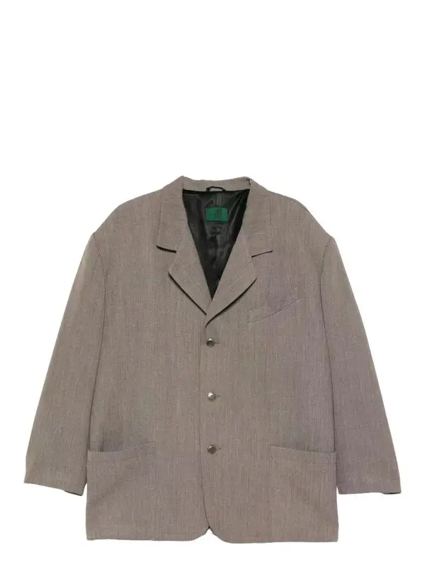 JEAN PAUL GAULTIER 1990s Wool Blazer - Brown