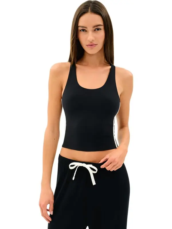 Splits59 Ella Airweight Tank - Black/white