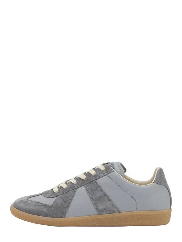 MAISON MARGIELA Leather Replica Sneaker - Ghost Gray