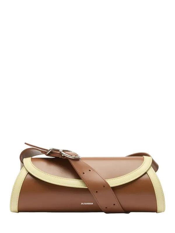 JIL SANDER Cannolo Shoulder Bag - Tan