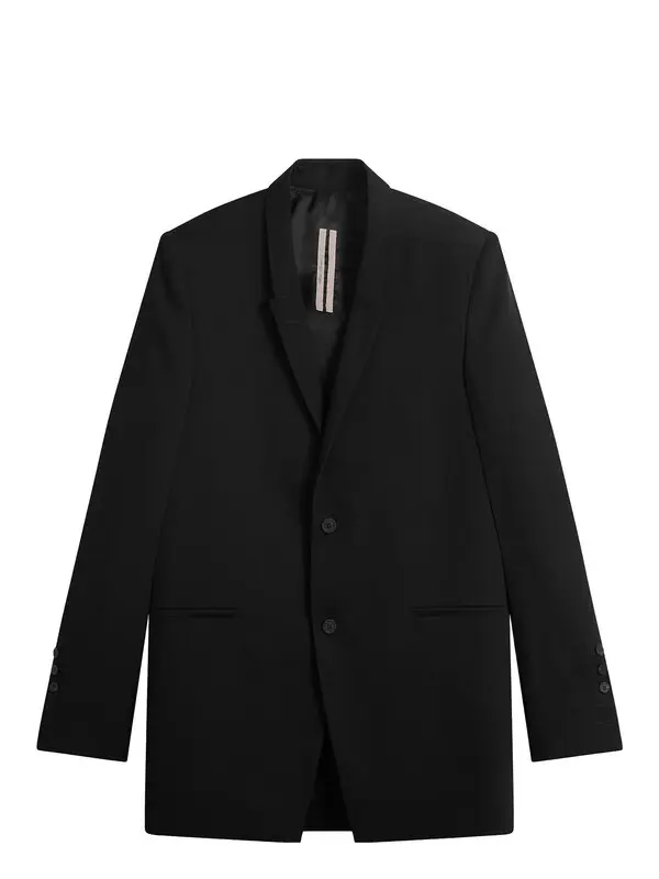 Rick Owens Concordian Blazer - Black