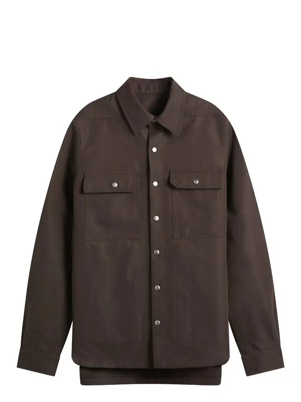 Rick Owens Outershirt Jacket - Dark Dust