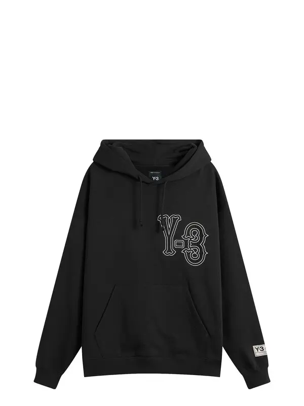 Y3 Elite 5 Oversized Hoodie - Black