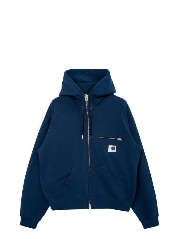 Sacai X Carhartt Wip Hooded Sweatshirt - Blue