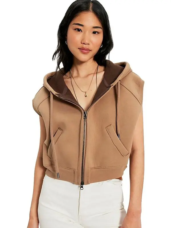 Free People We The Free Pop Layer Vest - Tannin Combo