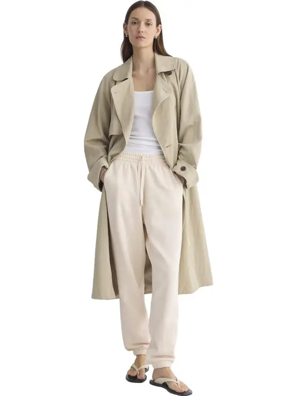 Everlane Lightweight Terry Jogger - Parchment