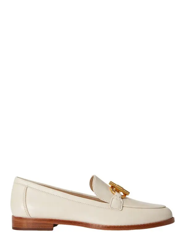 Ralph Lauren Blaike Nappa Leather Loafer - Soft White